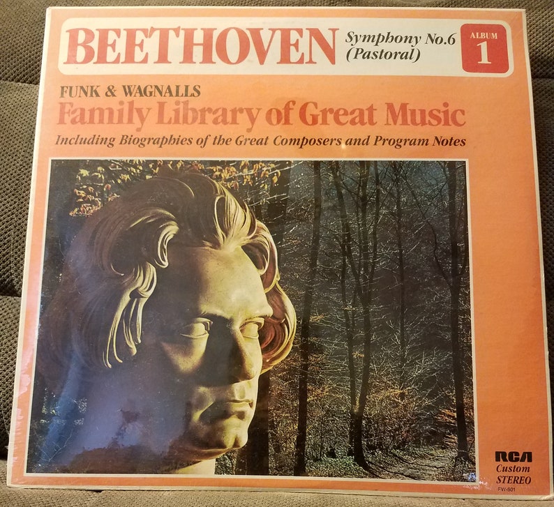 Beethoven Symphony No. 6 pastoral Album 1 by the Funk & Wagnalls ...