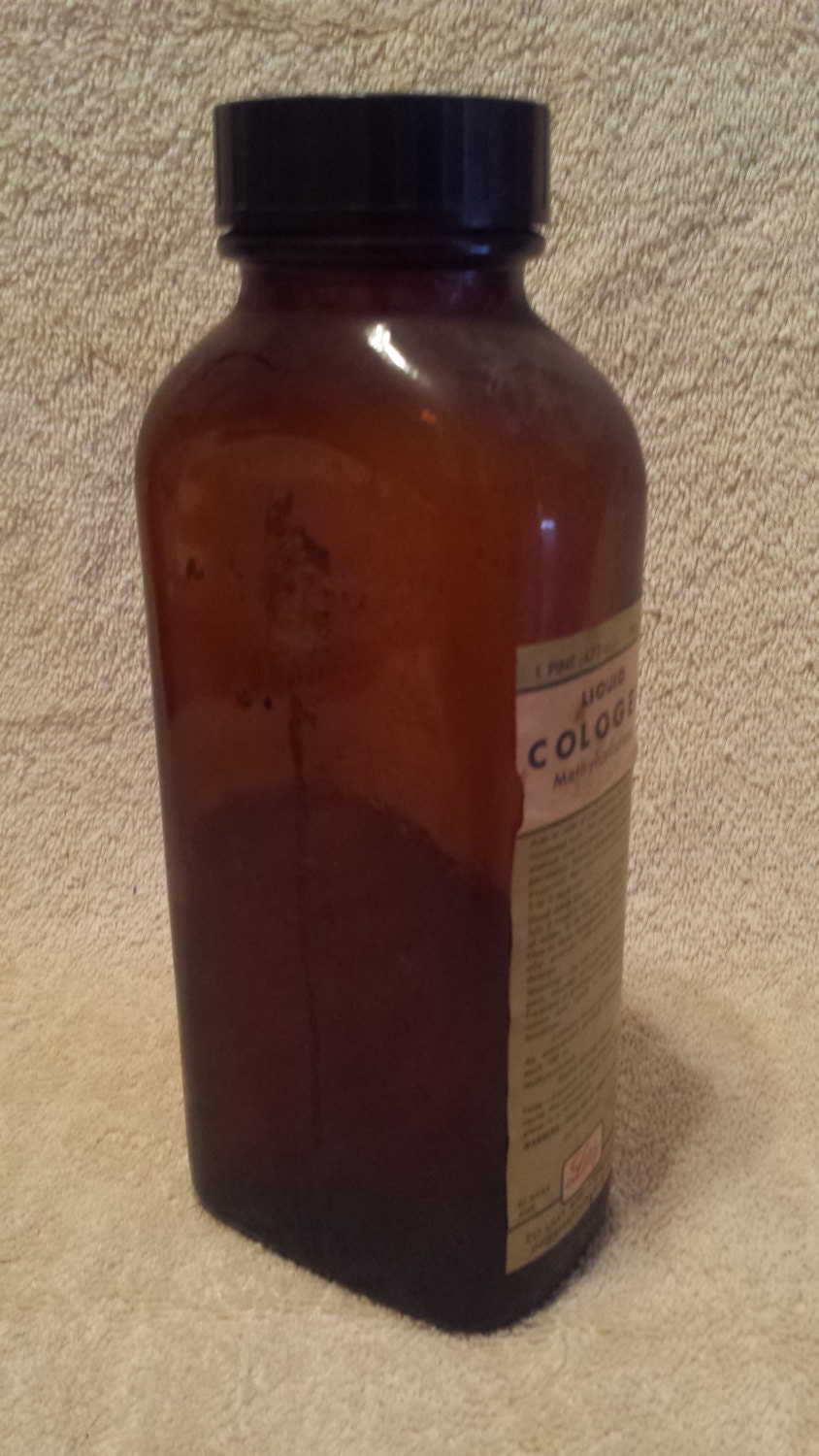 Vintage Pharmacy Eli Lilly Company Prescription Duraglas Bottle Liquid ...