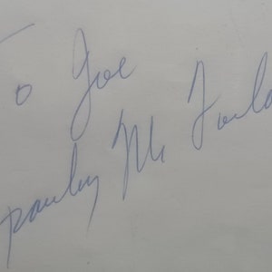 Little Rascal's Spanky Mcfarland Signed & Personalized Autograph very ...