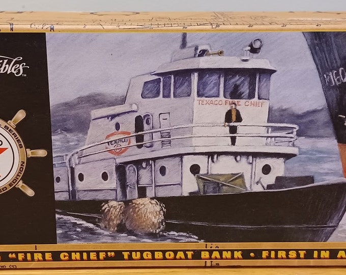 Texaco Fire Chief Tugboat, Ertl Die Cast Metal Replica, Texaco Tugs ...