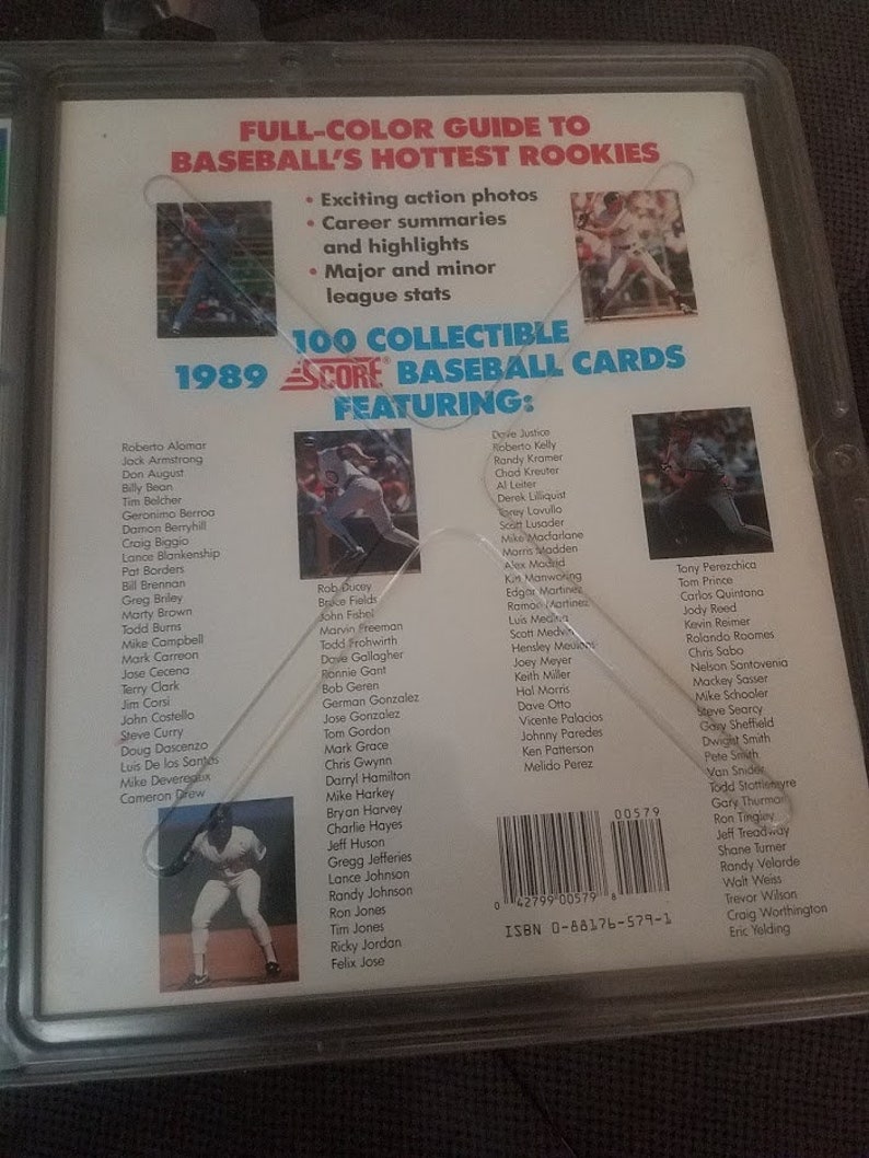1988/89 Score Baseball Set of 100 Hottest Rookies+ 6 Magic Motion Cards ...
