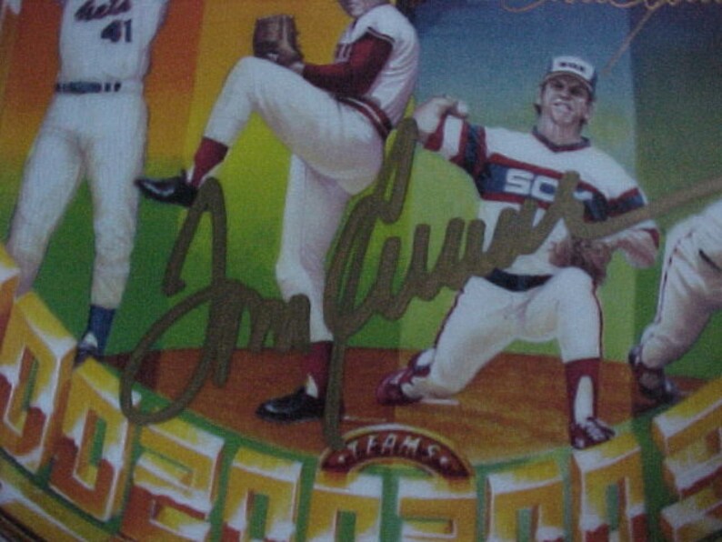 New York Mets Hall of Fame Pitcher Tom Seaver Sports Impressions Hand ...