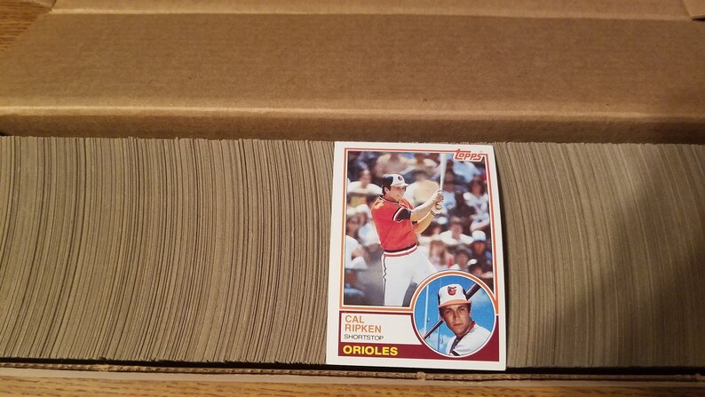 1983 Topps Baseball Complete Set & Traded Set Cal Ripken Jr. With ...