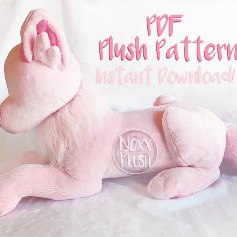 Wolf Plush Pattern - Etsy