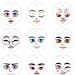 Mix and Match Face Embroidery Files - Etsy