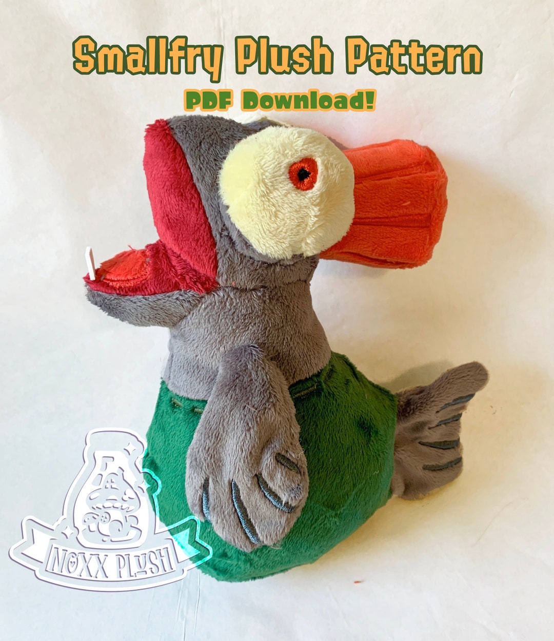 PDF Smallfry Little Buddy Plush Pattern, Salmonoid From Splatoon With ...