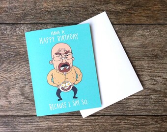Walter White Birthday Card - Etsy