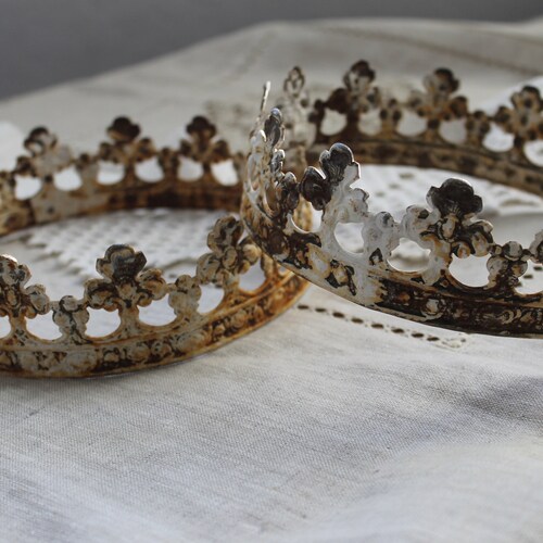 Handmade Metal Lace Rusted Crown Metal Patina Flower Crown - Etsy
