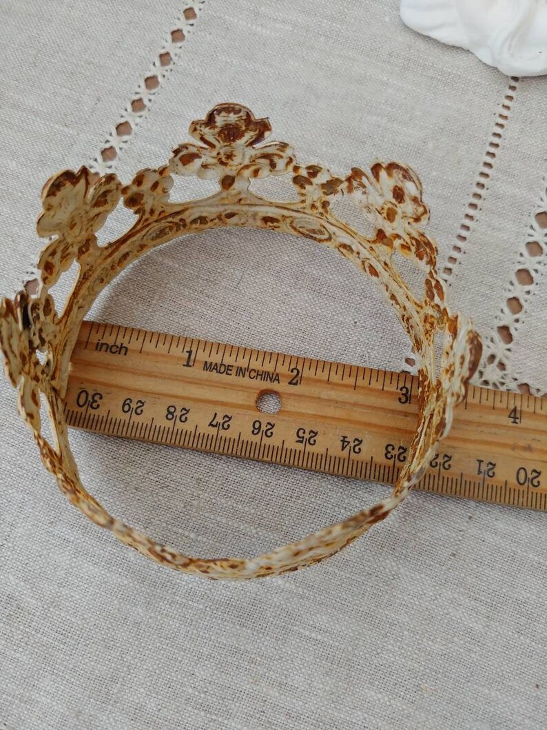 Handmade Metal Lace Rusted Crown Metal Patina Flower Crown - Etsy