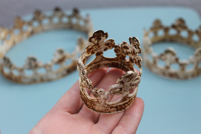 Handmade Metal Lace Rusted Crown Metal Patina Flower Crown - Etsy
