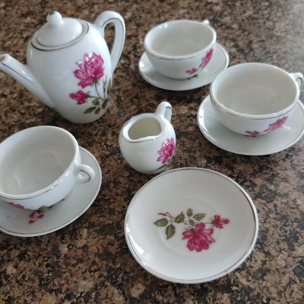 Toy Tea Set - Etsy