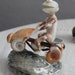 Seashell Art Frogs Riding Bikes Handmade Seashell Craft - Etsy