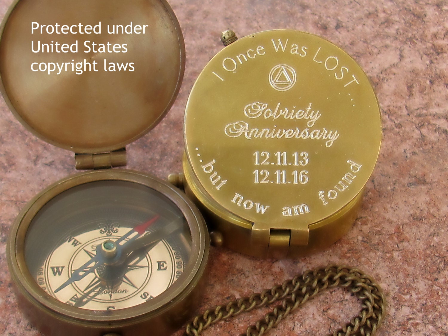 Engraved Compass Gift Gift for Men Gift for Husband Custom | Etsy