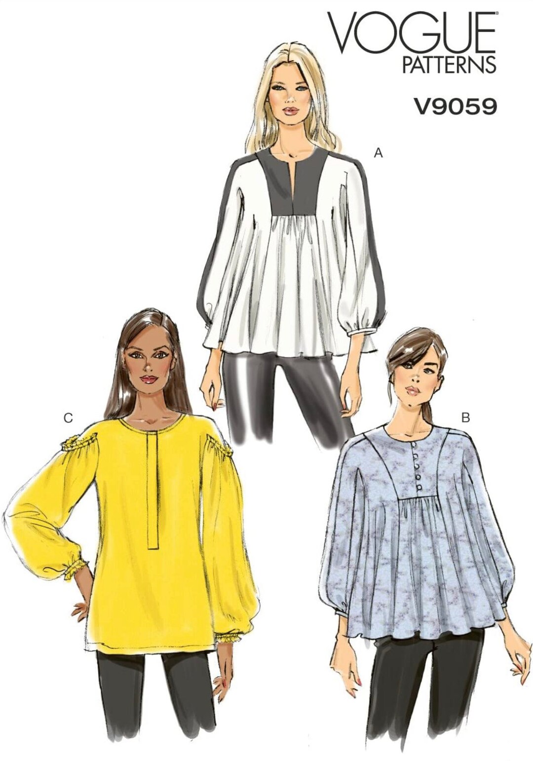 Vogue Sewing Pattern 9059-uncut - Etsy