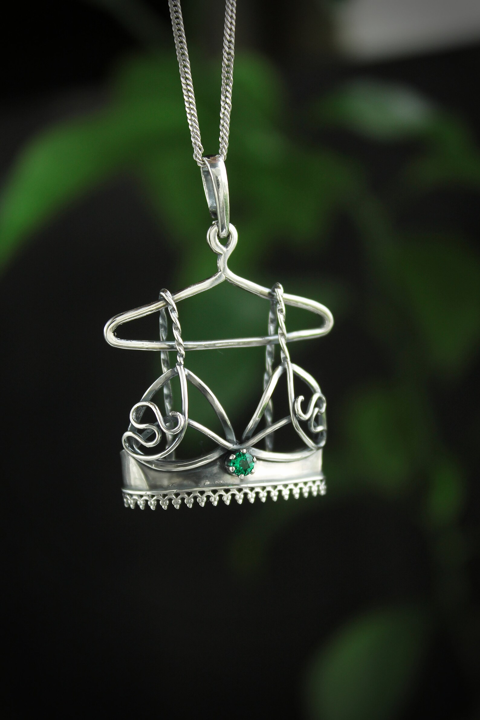 Silver Bra Artisan Pendant Hand-fabricated Jewelry - Etsy