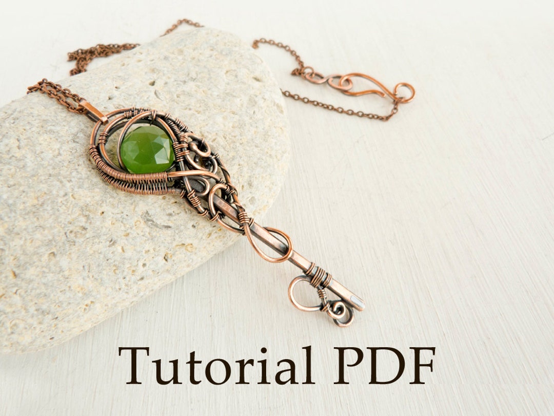 Wire Wrapped Key Pendant Tutorial – Copper Soldering DIY Jewelry ...