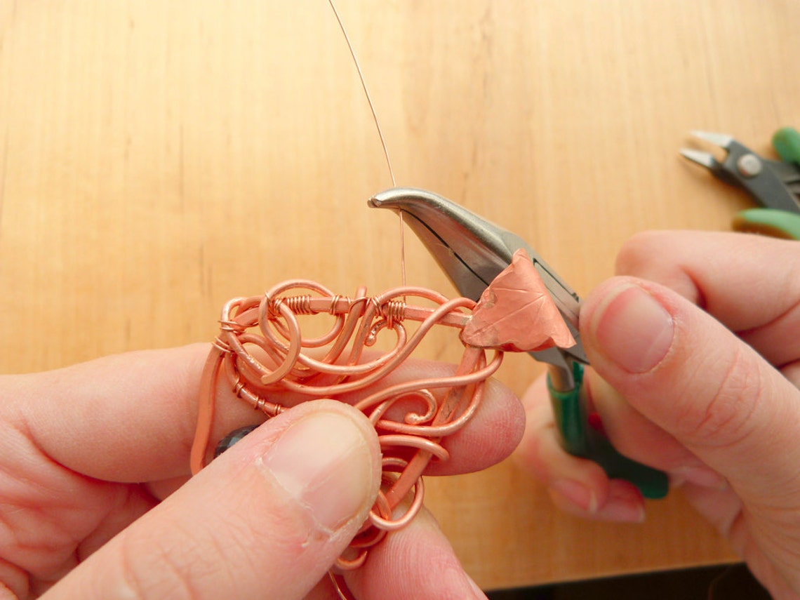 Tutorial Jewelry DIY Project Leaf Bail Symmetrical Necklace - Etsy