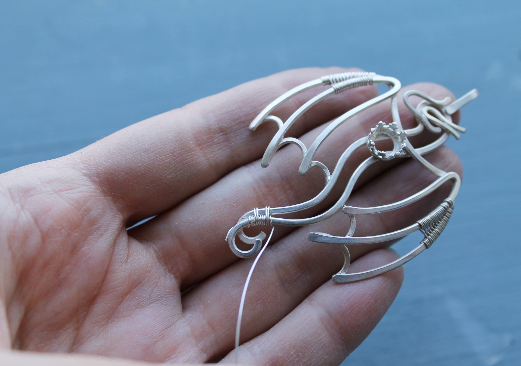 Wire Tutorial Pendant Dragon Silversmithing Tutorial Silver - Etsy
