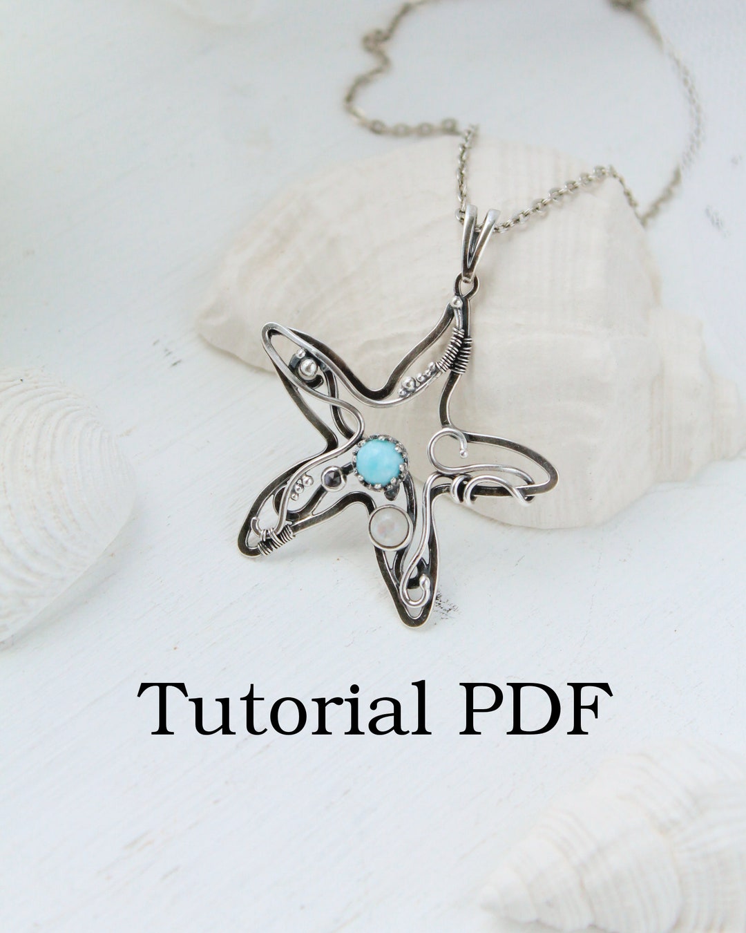 Silversmith Necklace Tutorial Starfish Pendant - Wire Wrapped Necklace ...