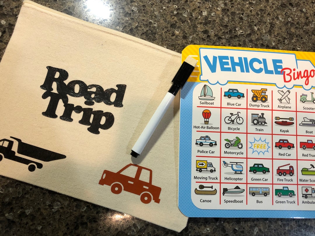 Travel Roadside Bingo - Etsy