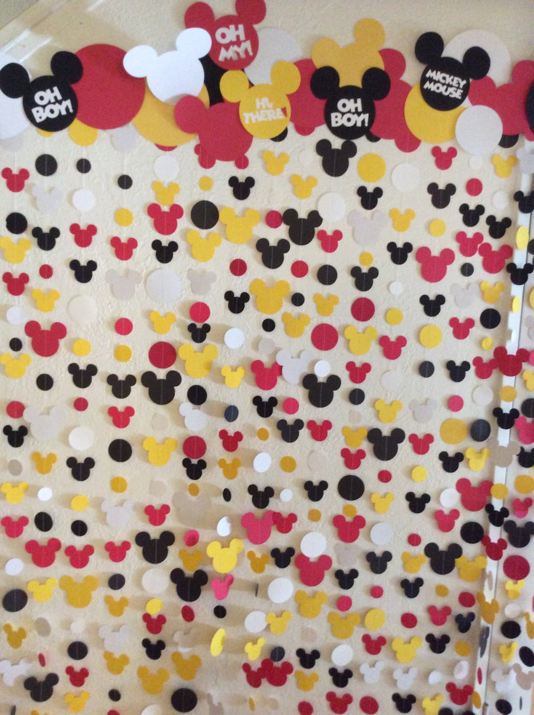 Mickey Mouse Photo Back Drop - Etsy
