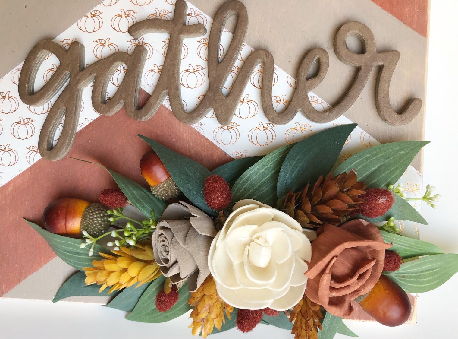 Sola Wood Flower Sign, Fall Sign, Farmhouse Decor, Autumn Fall ...