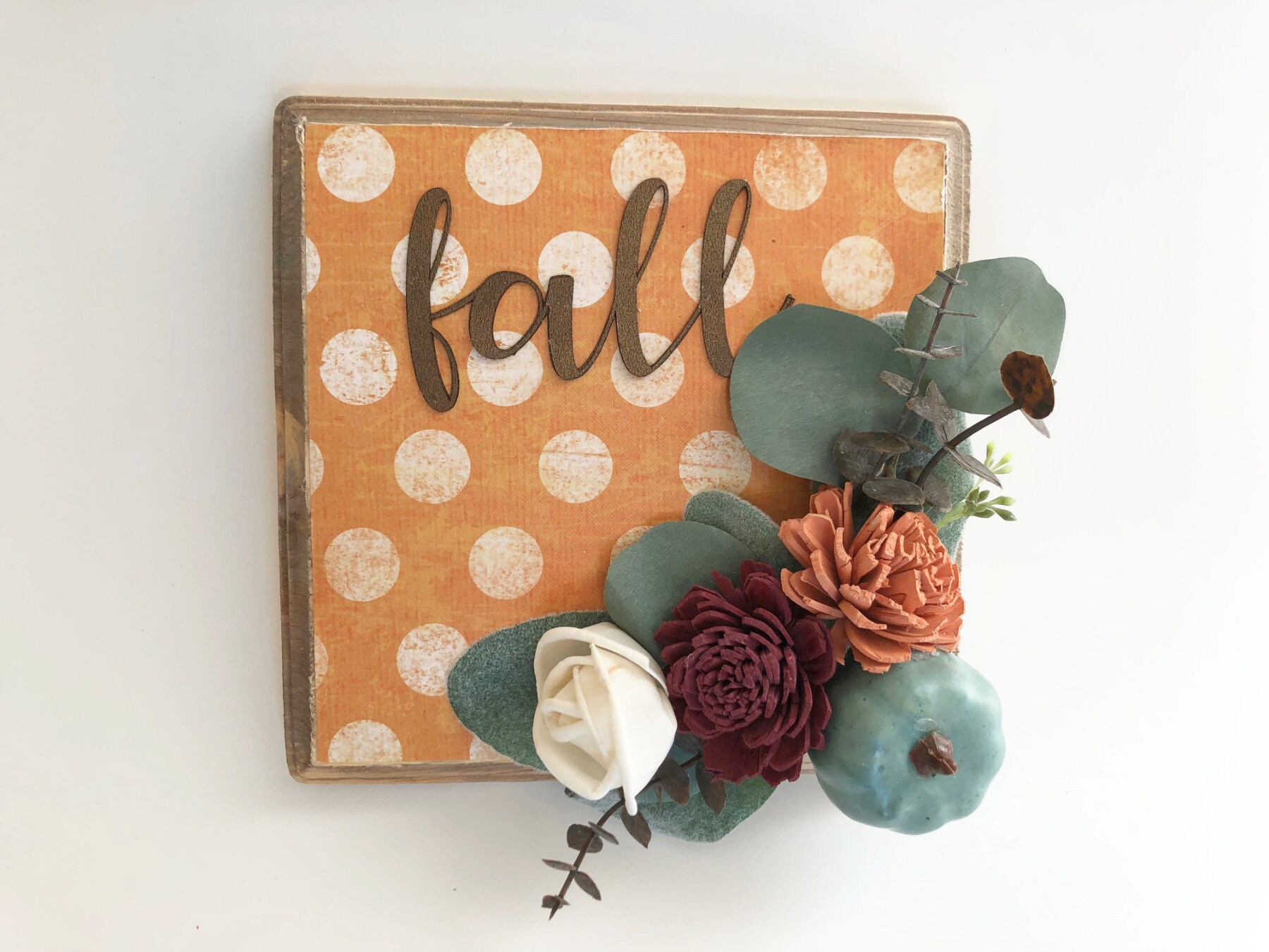 Sola Wood Flower Sign Fall Sign Farmhouse Decor Autumn Fall - Etsy