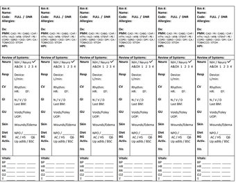 Multi-patient Report Sheet - Etsy