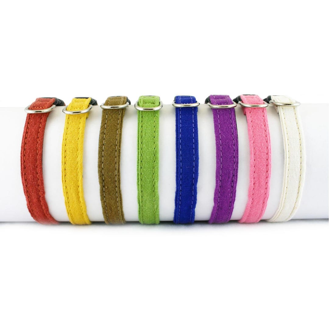 Comfy Hemp Cat Collar Meow..oh so Soft and Lightweight. Cat Mom or Dad ...