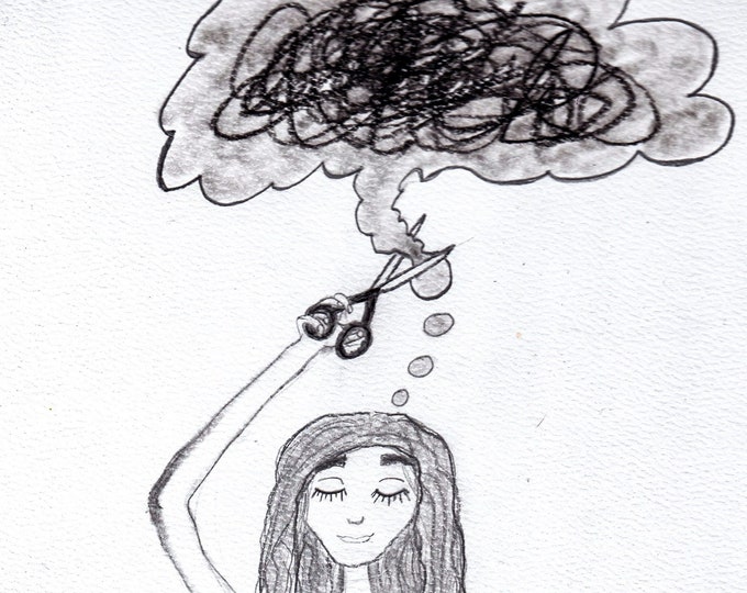 ADHD Diagnosis | Neurodivergent | Sketch Drawing Art - Etsy