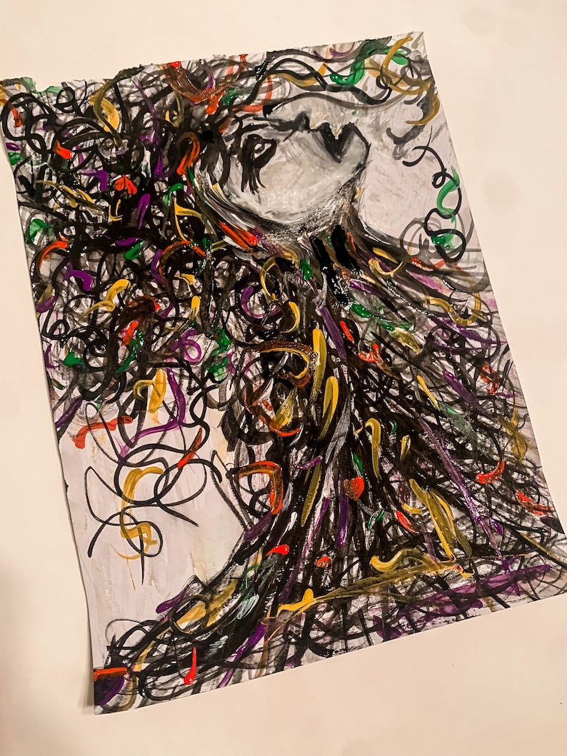 Mental Health Art Expressionist Original Acrylic Painting - Etsy