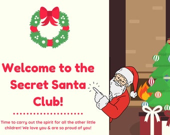 Secret Santa Club Certificate - Etsy