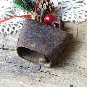 Antique Cow Bell With Clapper, Primitive Collectible Bell, Farmhouse ...
