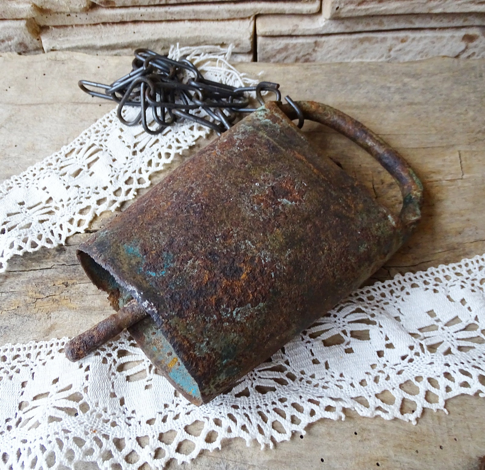 Large Antique Cow Bell 1800s Primitive Hand Forged Metal Bell - Etsy