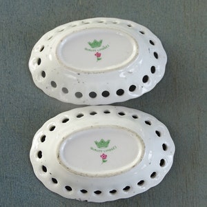Rare Vintage Miniature Plate Limoges-set of 2,french Porcelain Plate ...