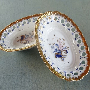 Rare Vintage Miniature Plate Limoges-set of 2,french Porcelain Plate ...