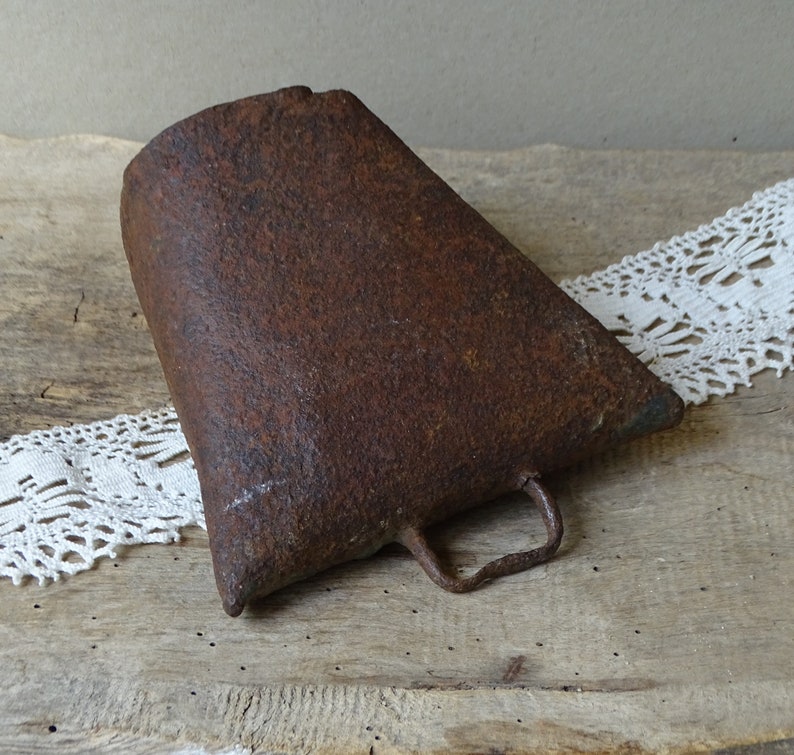 Large Antique Cow Bell 1800s Primitive Hand Forged Metal Bell - Etsy