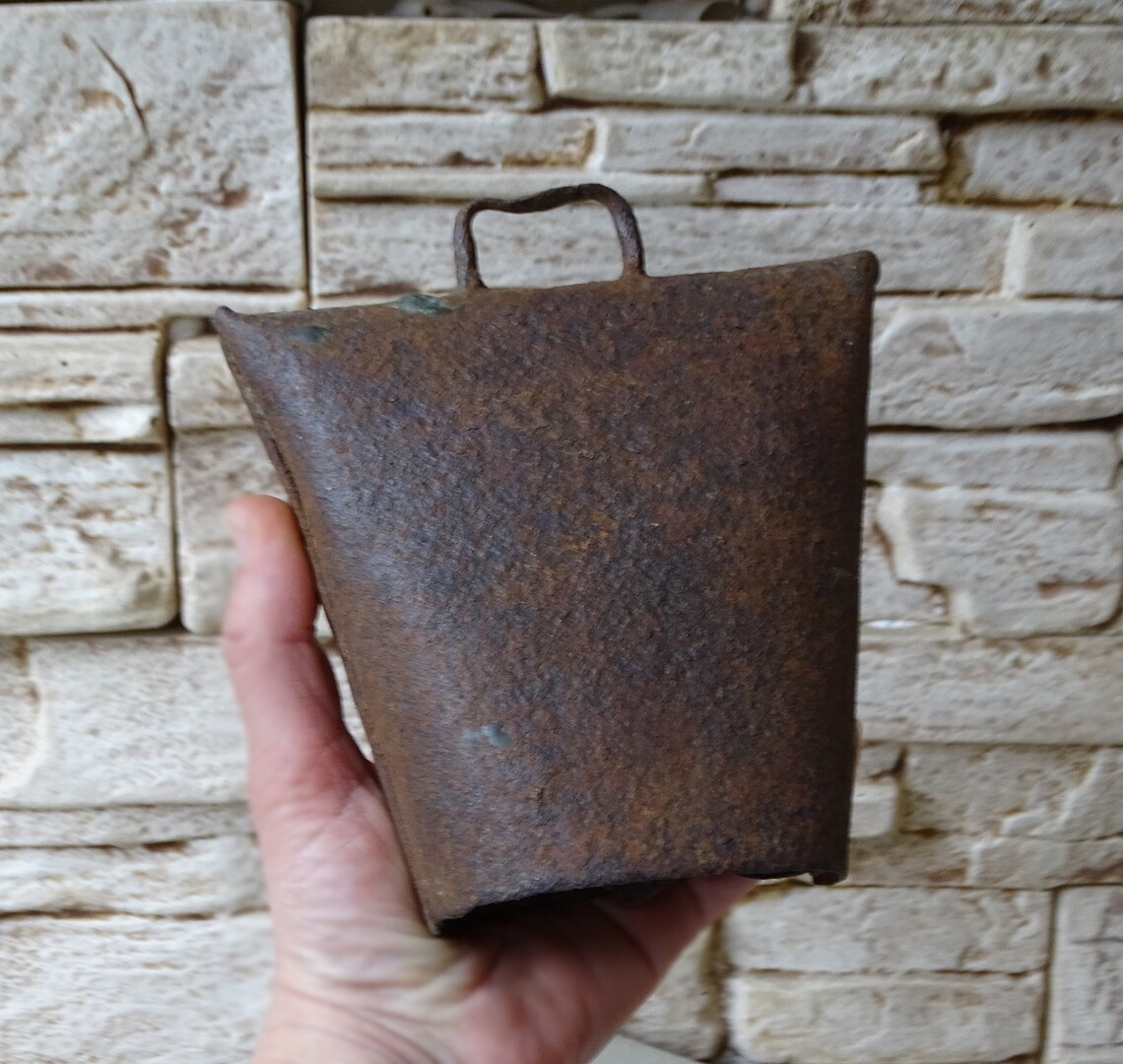 Large Antique Cow Bell 1800s Primitive Hand Forged Metal Bell - Etsy