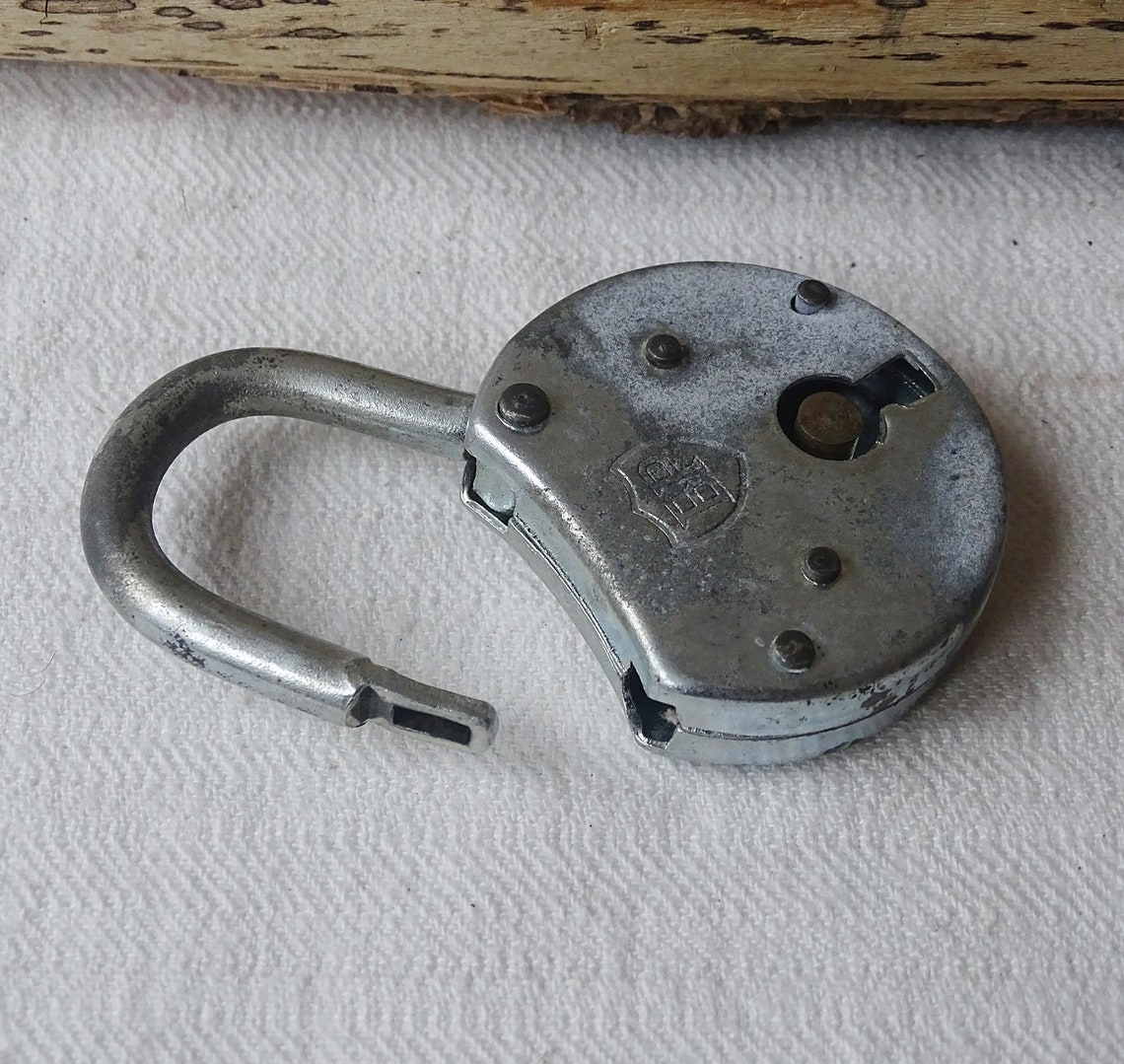 Vintage Padlock With Key Old Rusty Padlock Cottage Chick - Etsy