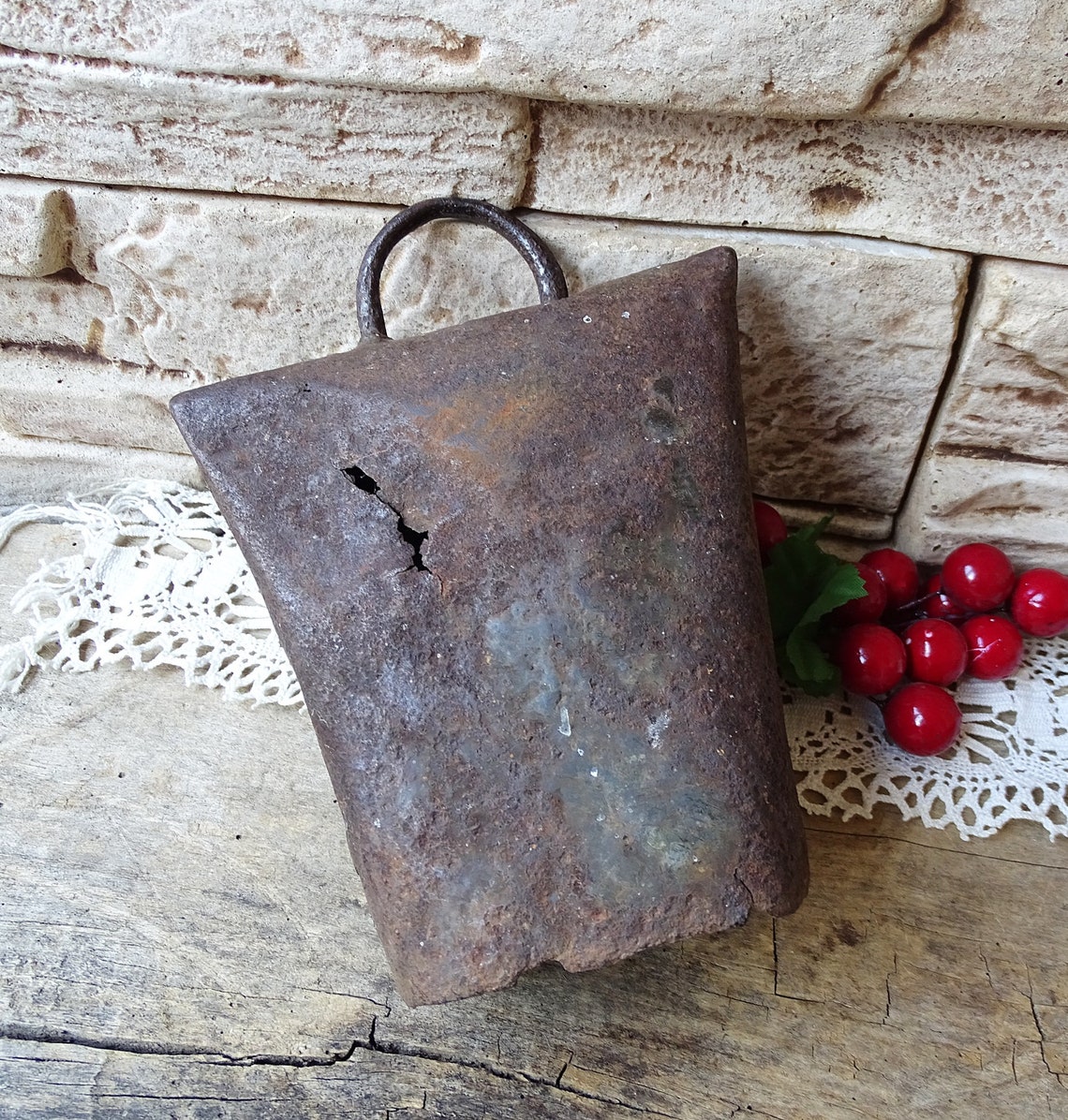 Large Antique Cow Bell 1800s Primitive Hand Forged Metal Bell - Etsy