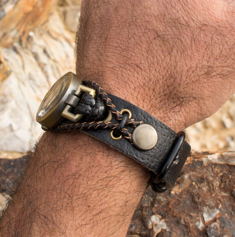 Saint George Bracelet St George Leather Wristband Handmade - Etsy