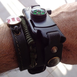 IDF Israel Military Bracelet / Soldier Survival Bush Craft Tool Kit ...