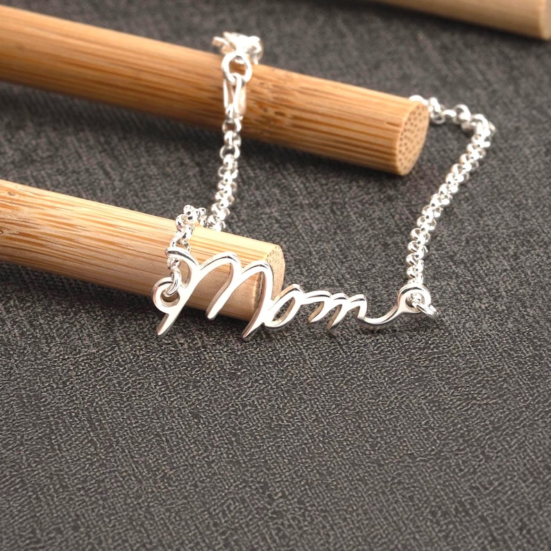 Personalized Signature Bracelet Sterling Silver - Handwriting Jewelry ...