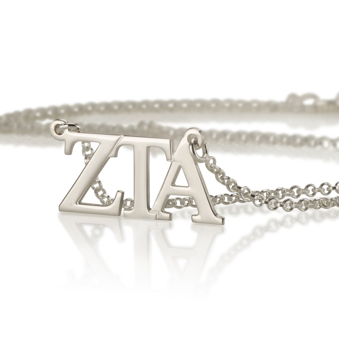 Zeta Tau Alpha Necklace Sorority Gifts Personalized - Etsy