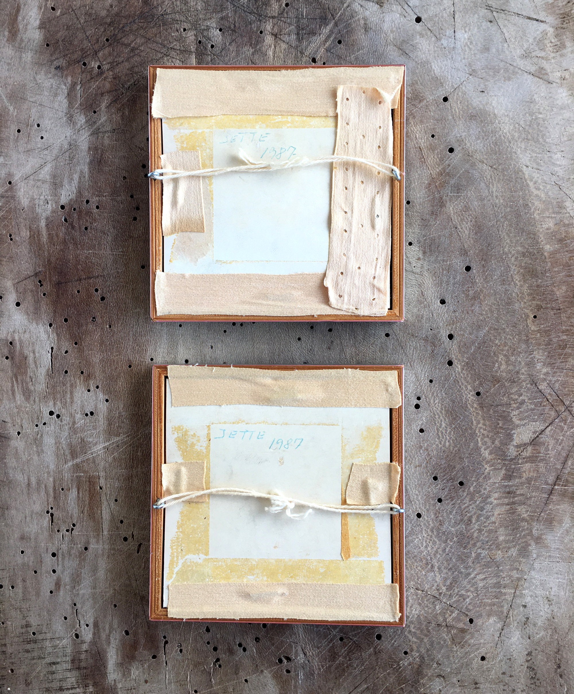 4.4x4.4 inches frame Farmhouse frames Pair of small | Etsy