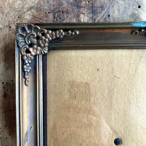 Art Deco Bronze Photo Frame, Frame With Convex Glass, Picture Danish ...