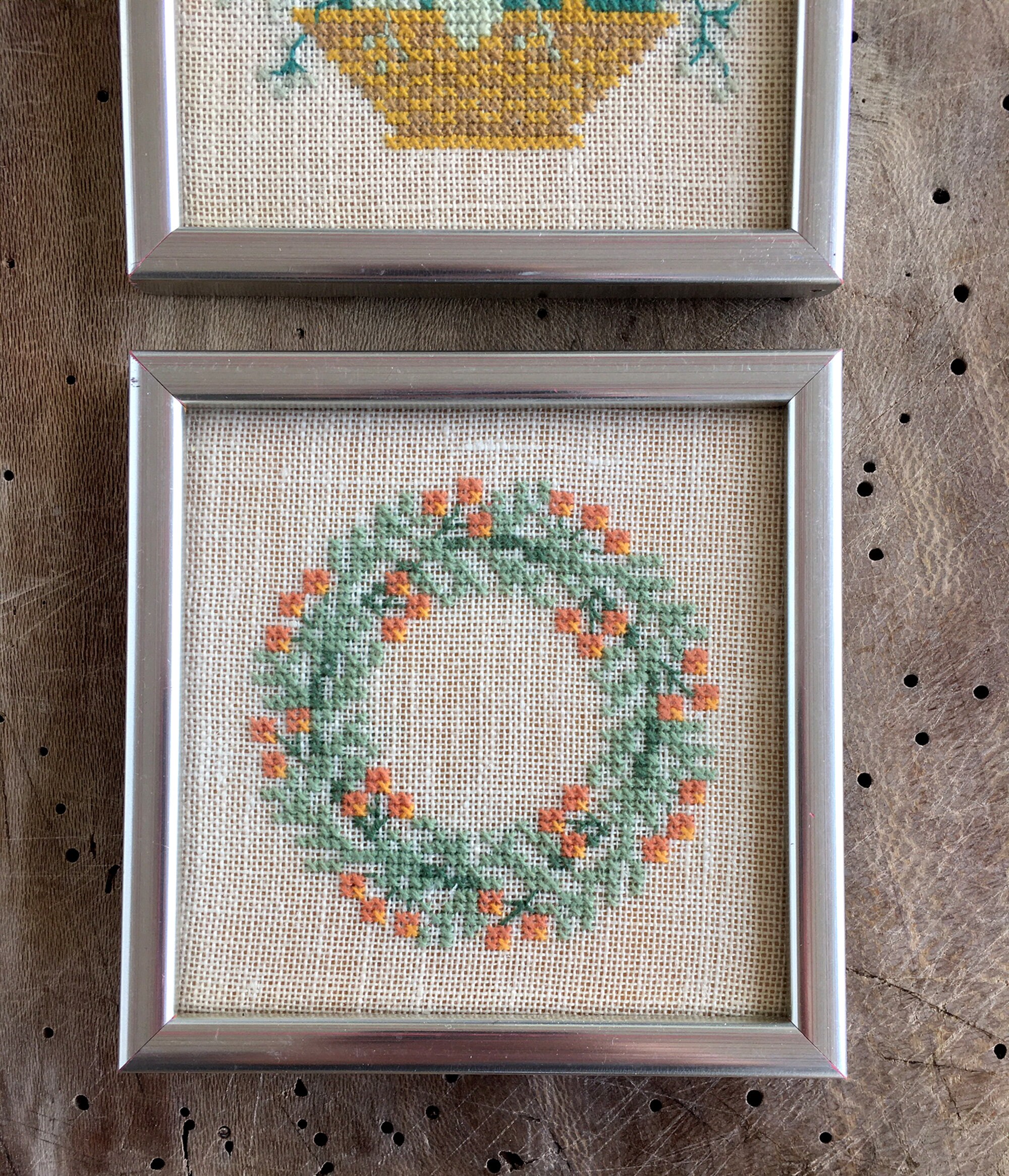 4.4x4.4 inches frame Farmhouse frames Pair of small | Etsy