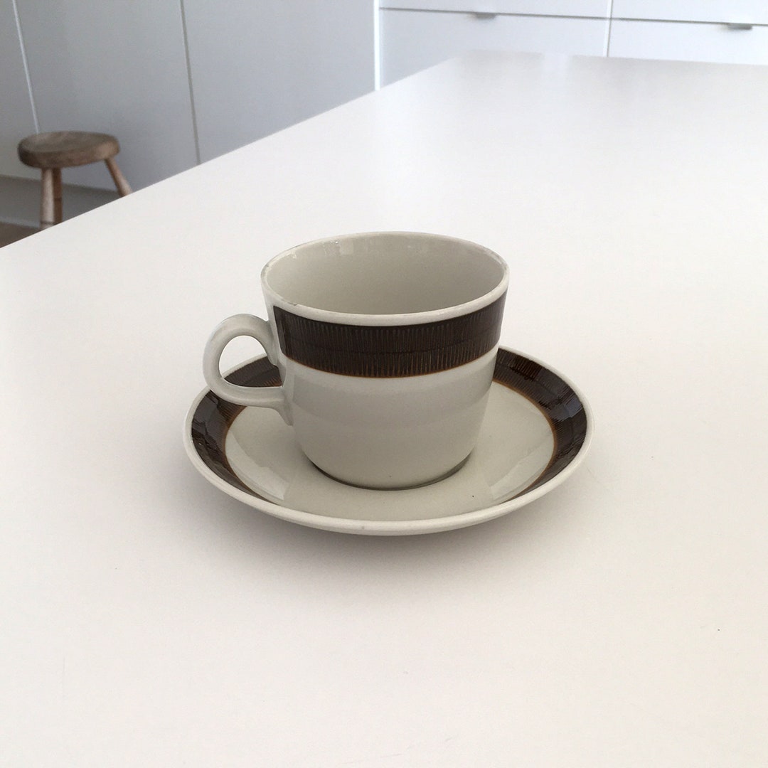 Rorstrand Koka Cup and Saucer Set: Mid-century Modern Swedish Kitchen ...