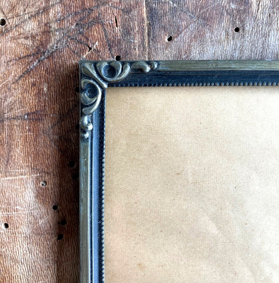 Antique Silver Photo Frame, Old Frame, Brass Metal Frame, Photo Picture ...