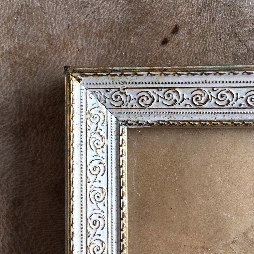 4.4 X 3.3 Inches White Tiny Farmhouse Frame, Small Family Photo Frame ...